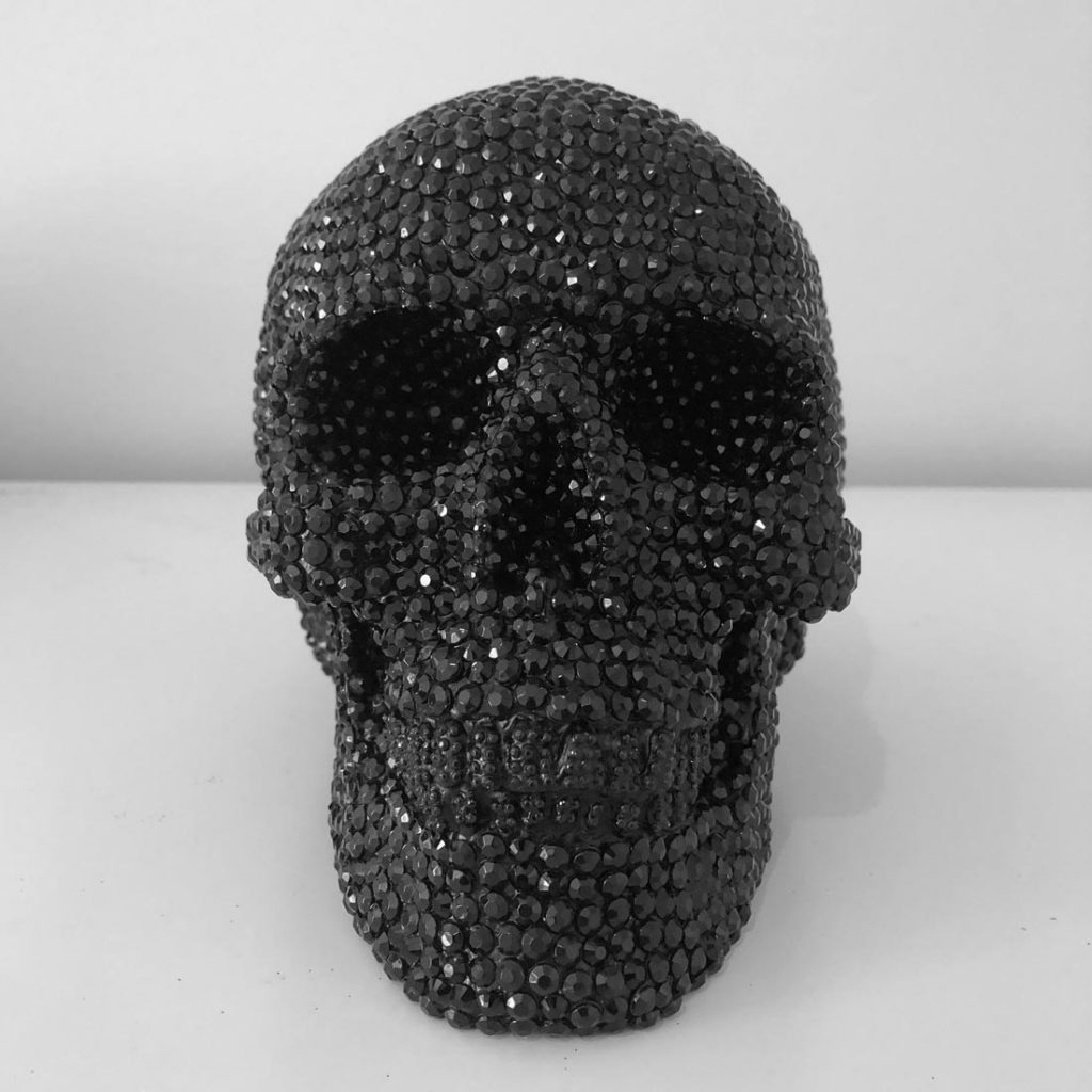 Black Rhinestone Skull - Haus of Skulls